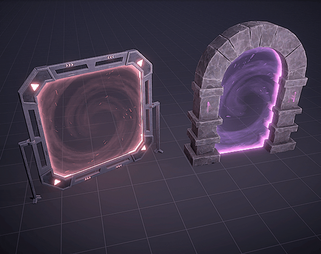 Fantasy & Sci-Fi Portals Pack For Unity by FlexUnit