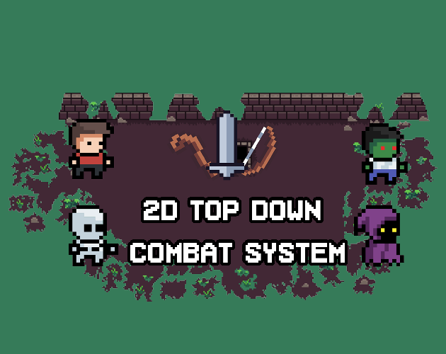 2D Top Down Combat System by AndreyPopU