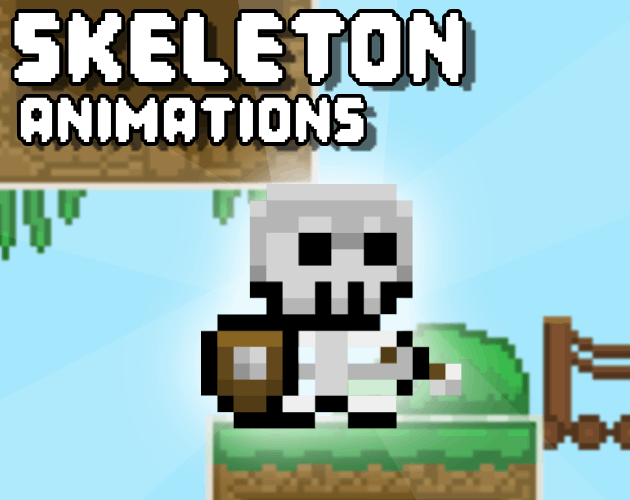 Devlog - Skeleton 16x16 Platformer Character Sprite Sheet by ThePixelGame