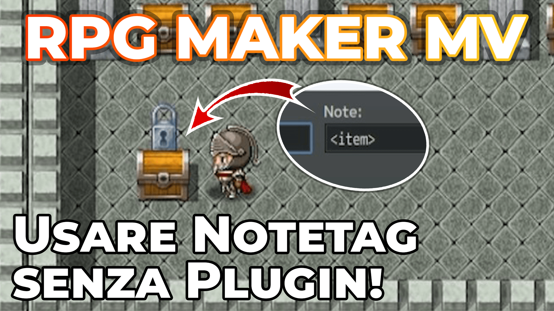 RPG Maker MV Tutorial: Event Notetag without a Plugin - itch.io