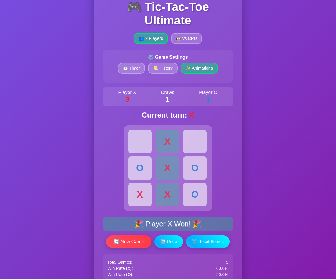 Tic-Tac-Toe Ultimate by Ave Netvs