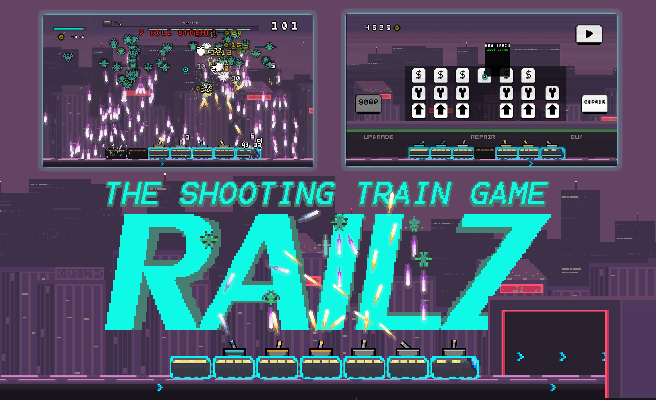 RAILZ: The Shooting Train Game by LouisGameDev