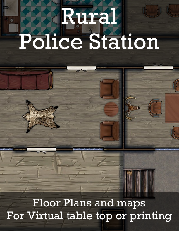 Rural Police Station | Map Pack by mmpAppsCorp