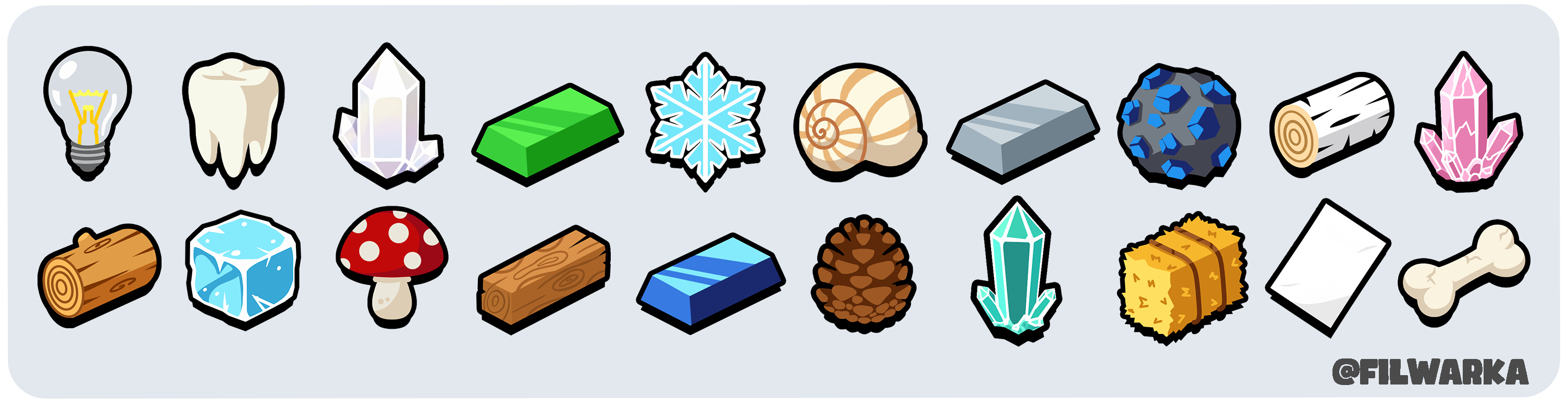 Icons Resources Update! - 2D Roblox Resources Icons Asset by Filwarka
