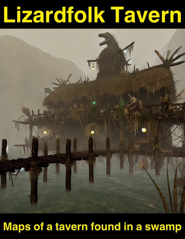 Lizardfolk Tavern | Map Pack by mmpAppsCorp