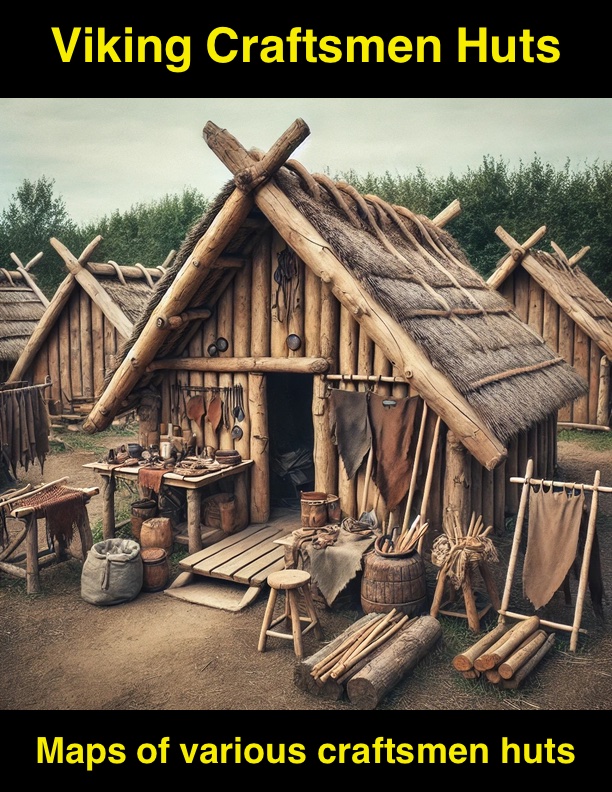 Viking Village: Craftsman Huts | Map Pack by mmpAppsCorp