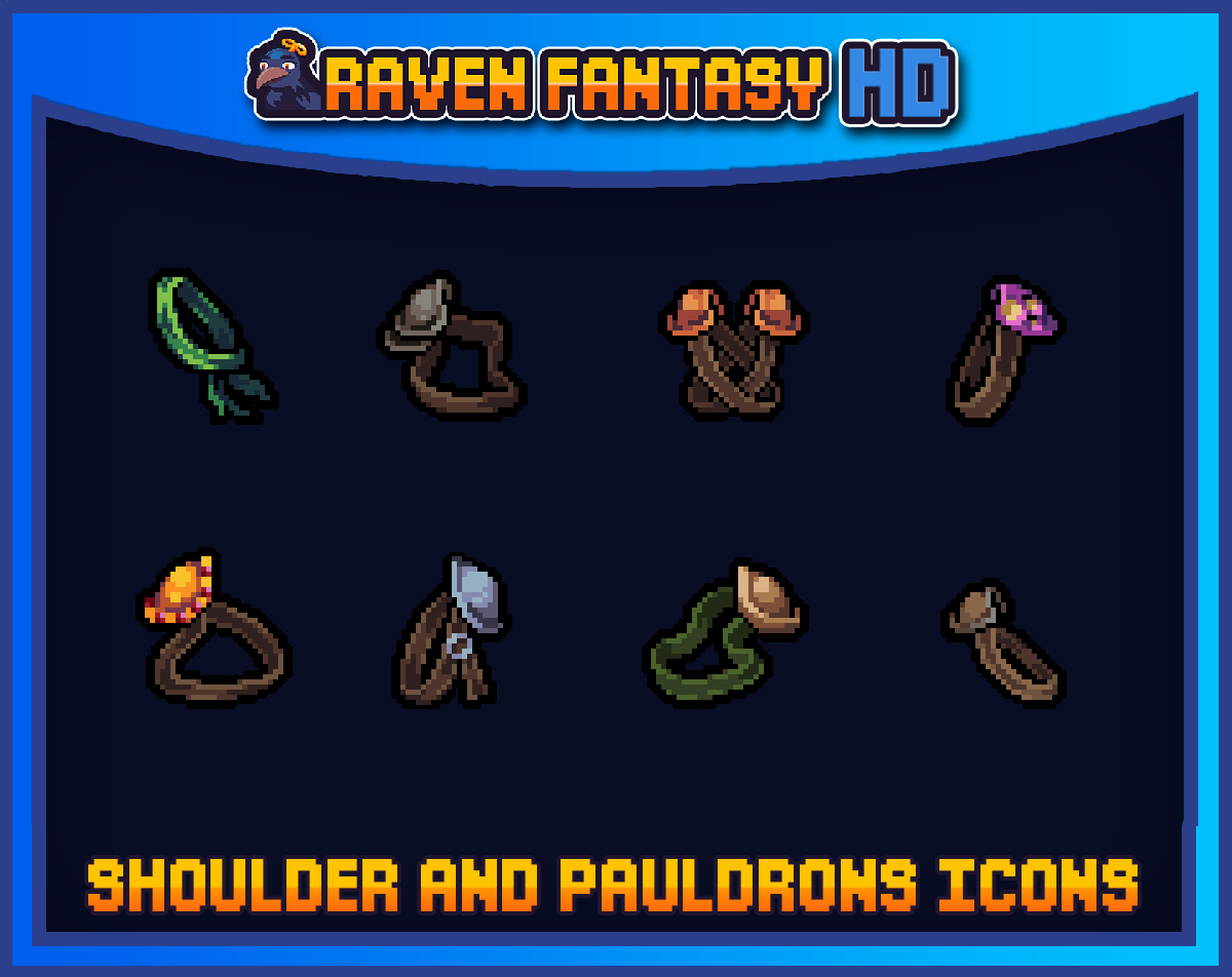 Raven Fantasy HD - RPG Icons, Pixel Art Icons, Textures and Sprites ...