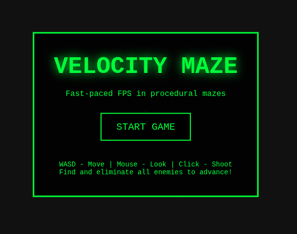 Velocity Maze by Ave Netvs for Transformation Game Jam 2025 - itch.io