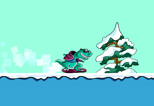 Snow Surfer by xornis