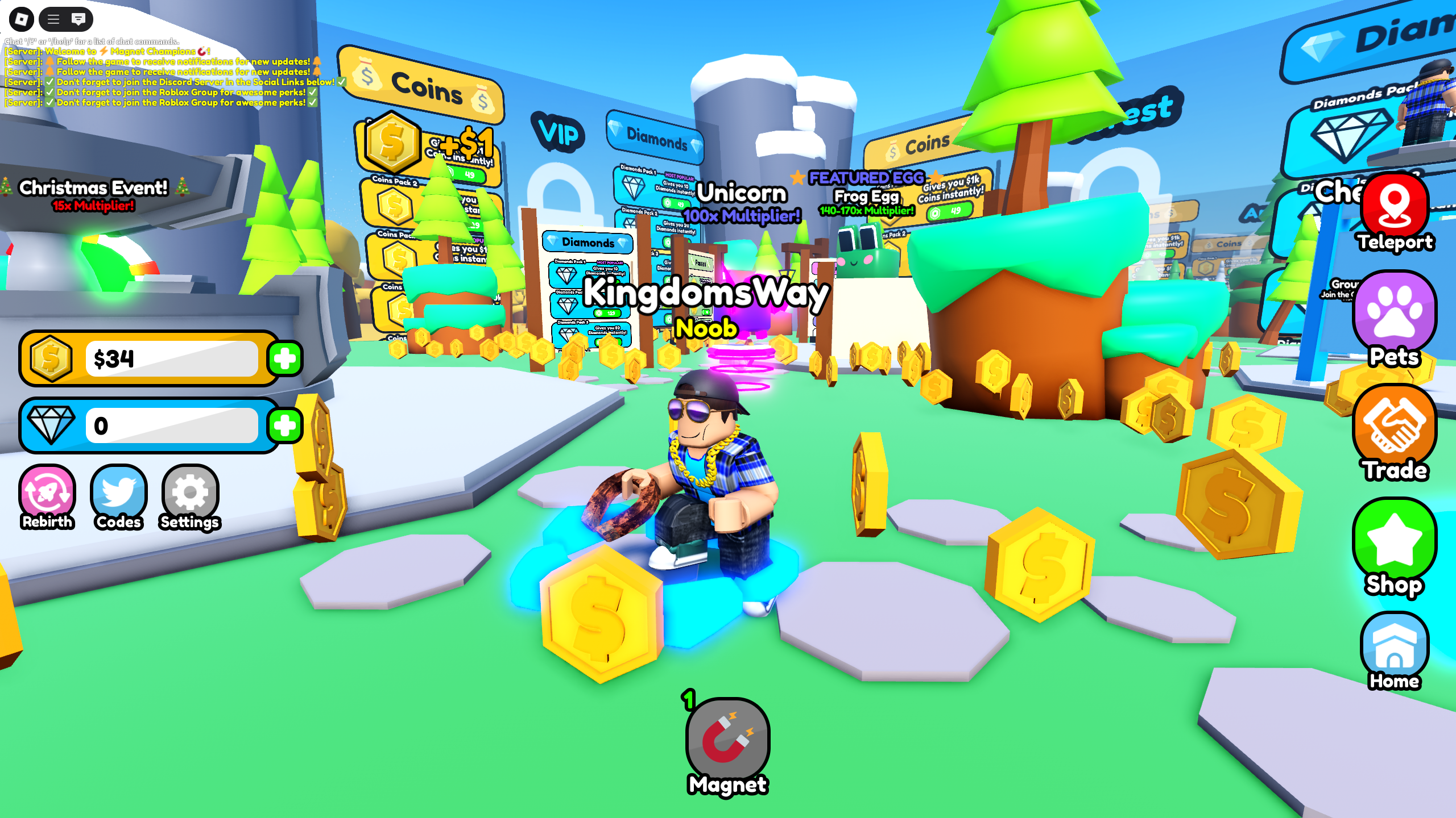 Devlog - Roblox Simulator System – Complete Magnet Game With ...