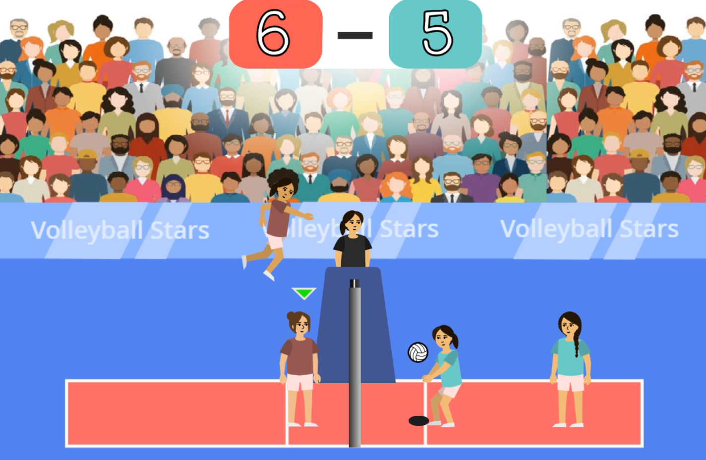 Check out my 2D volleyball game! - itch.io