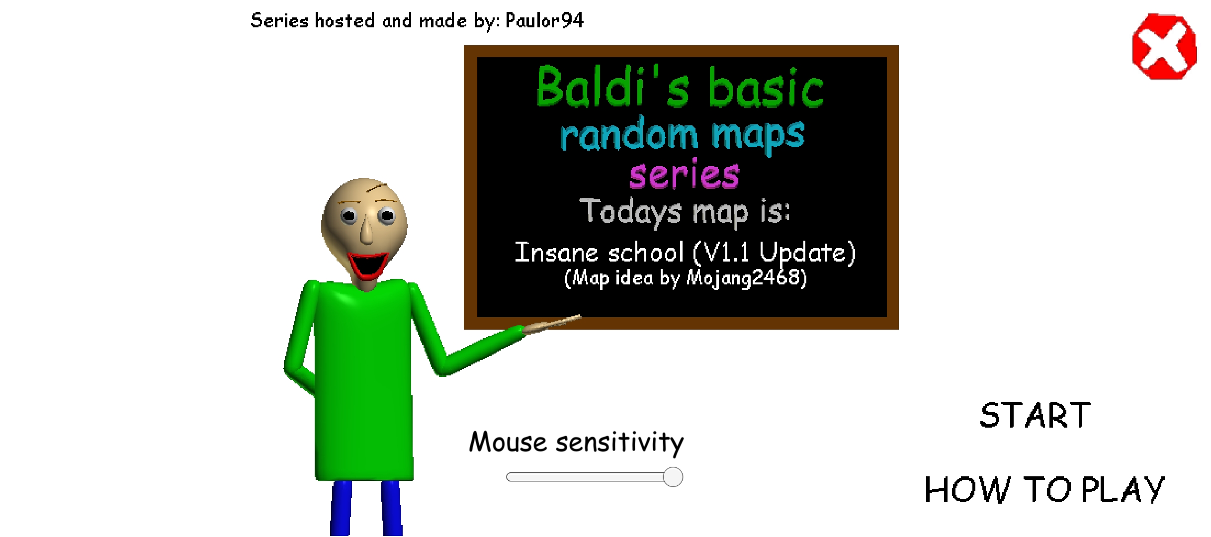 Baldi's Basics Random Map Series: Insane School Android by Volt Studio