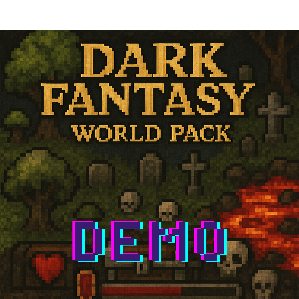 Dark Fantasy Pixel Art World – DEMO (Tiles & Props by Marco Brito