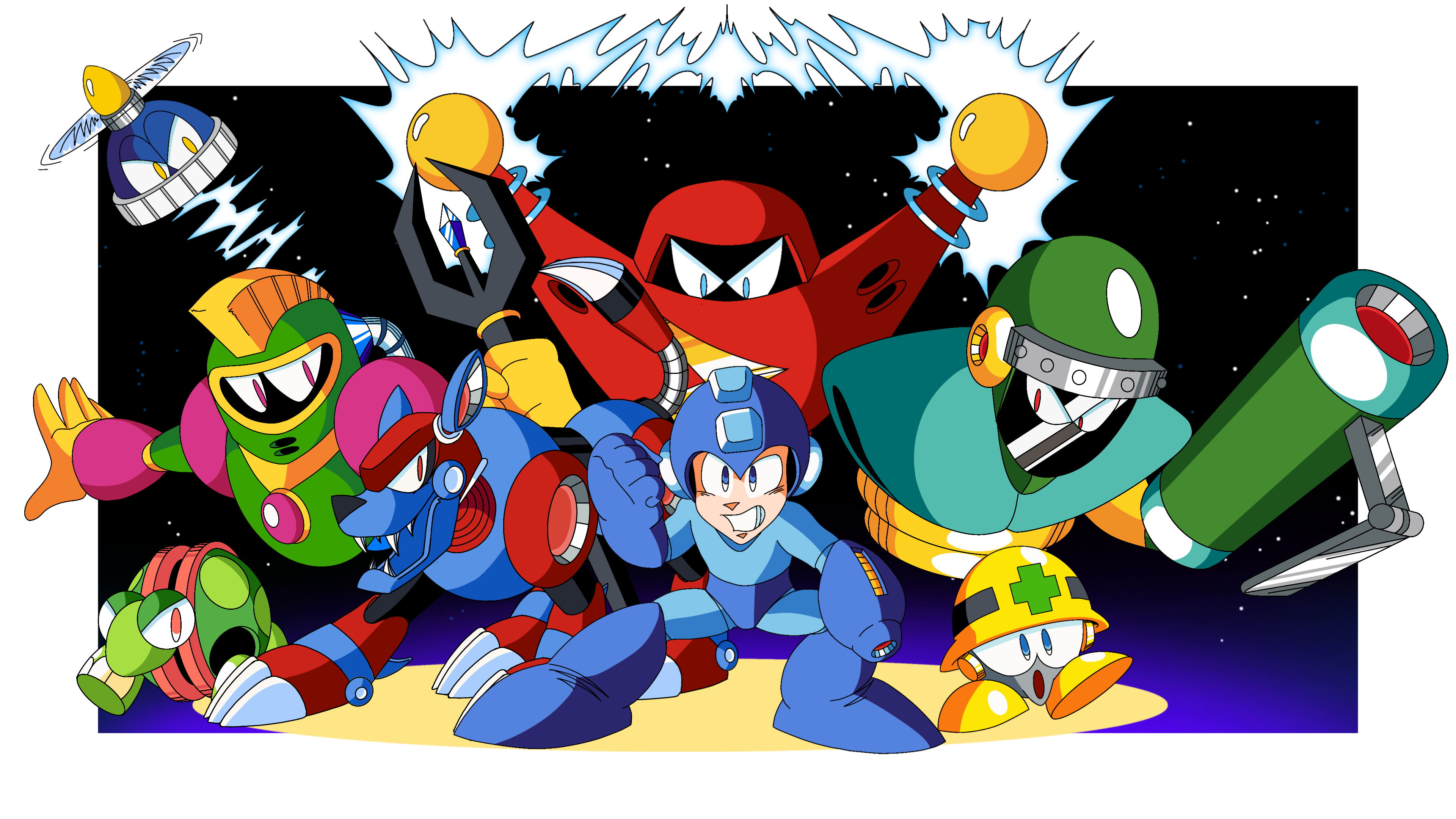 Mega Man DOS Remake [DEMO] by ItsBaZs
