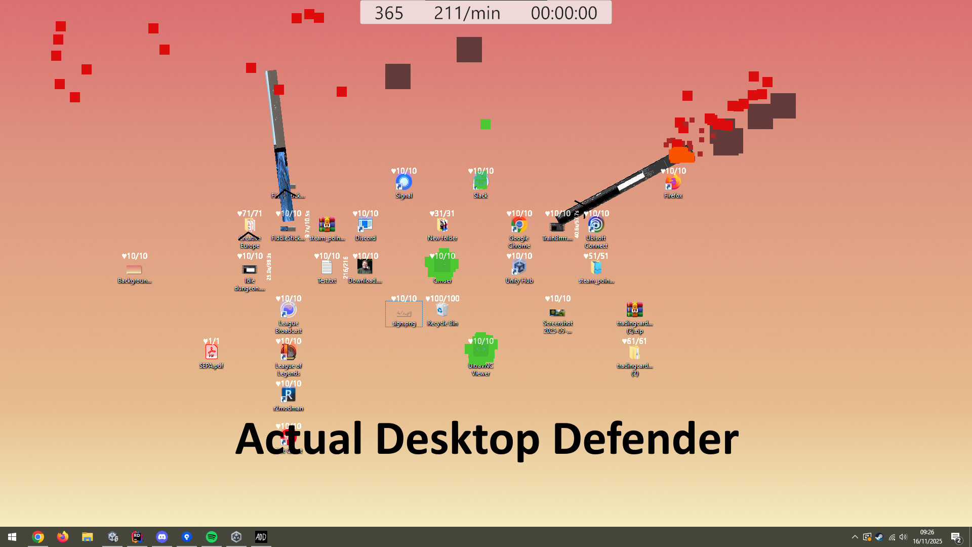 Actual Desktop Defender by SpicedPigeon