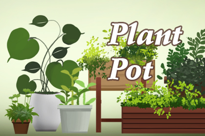 Free 2D Plant Pot Asset by Z3oii