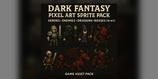 Pack de Sprites Pixel Art – Héroes, Enemigos y Jefes Finales (16-bit ...