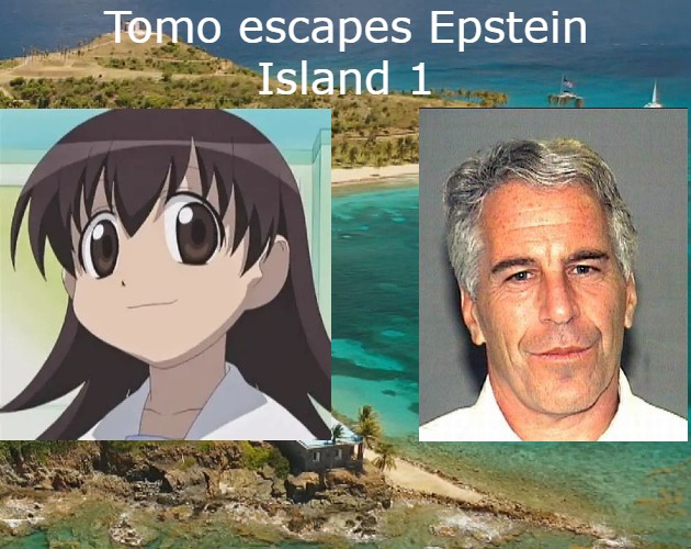 Tomo escapes Epstein Island - The Web Game by OuterDxst