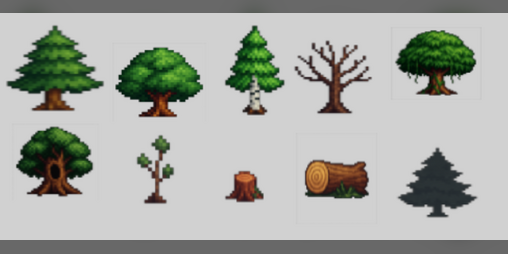 Forest Trees v1 by newguy700