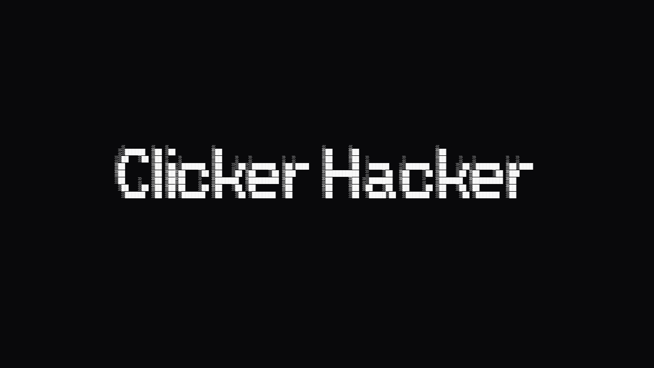 Clicker Hacker - Devlog #1 - itch.io