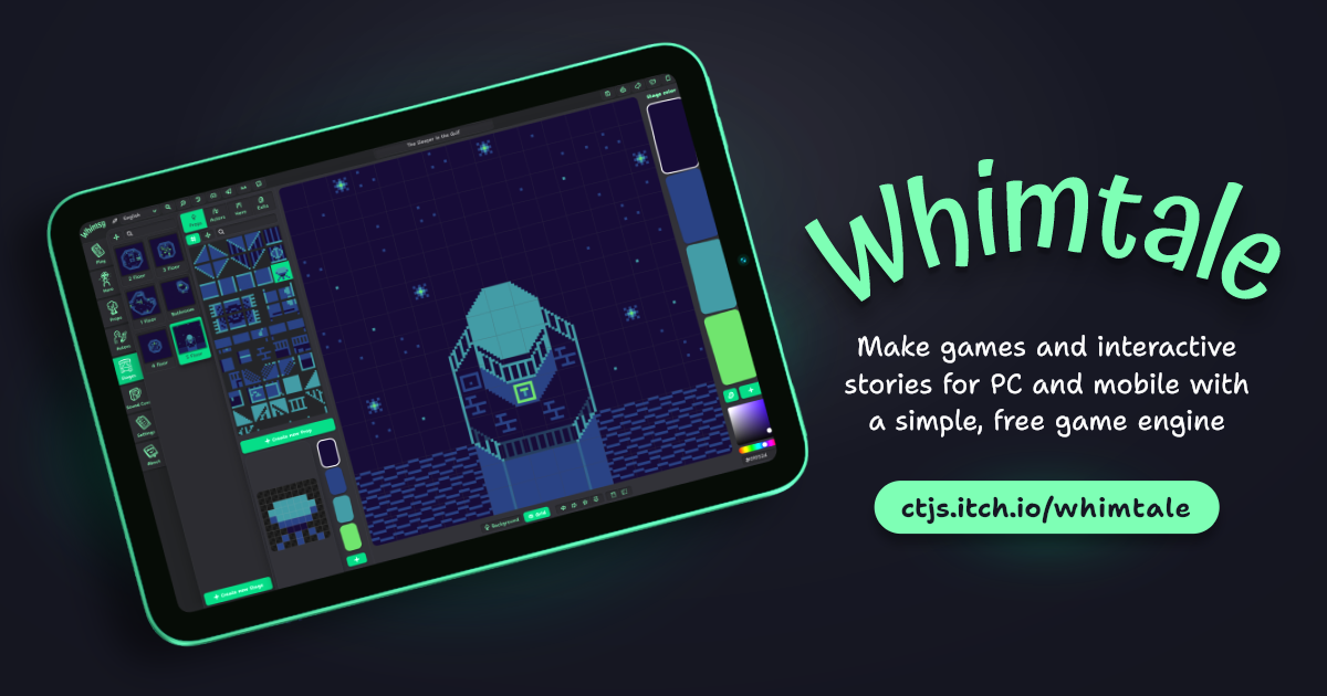 Devlog - Whimtale game engine by Ct.js