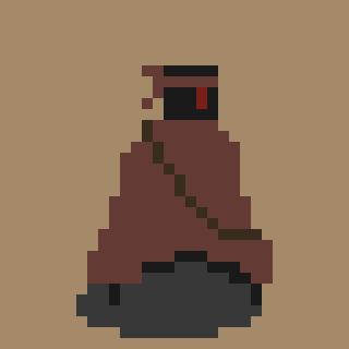 Hooded Wanderer Pixel Animation Pack (32x32) by Toprak.exe