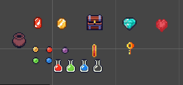 Common dungeon animated items(16x16px) by vandong205