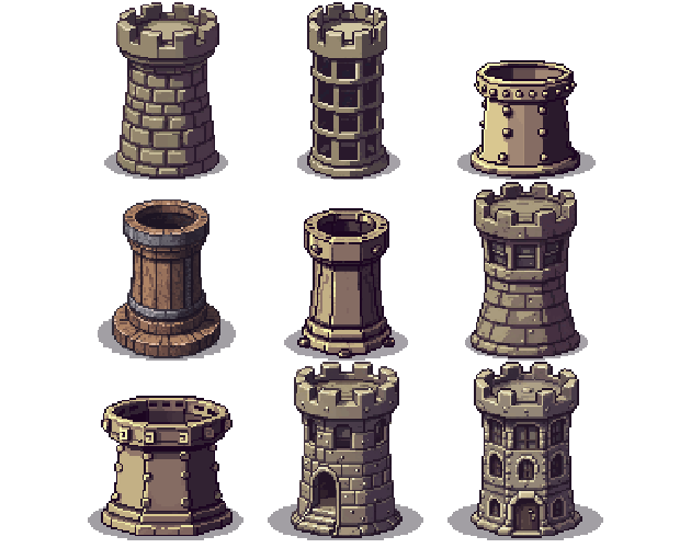 Pixel Tower Defenders Asset Pack by CodeLaboratory