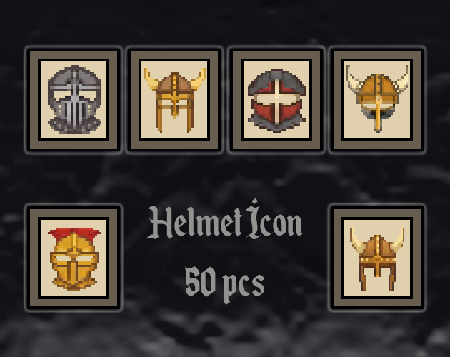 Helmet İcon 50 PCS by Pixelexs