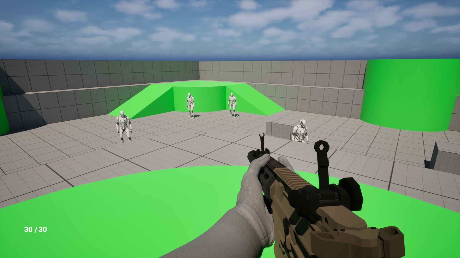 Unreal engine FPS prototype by gongzster
