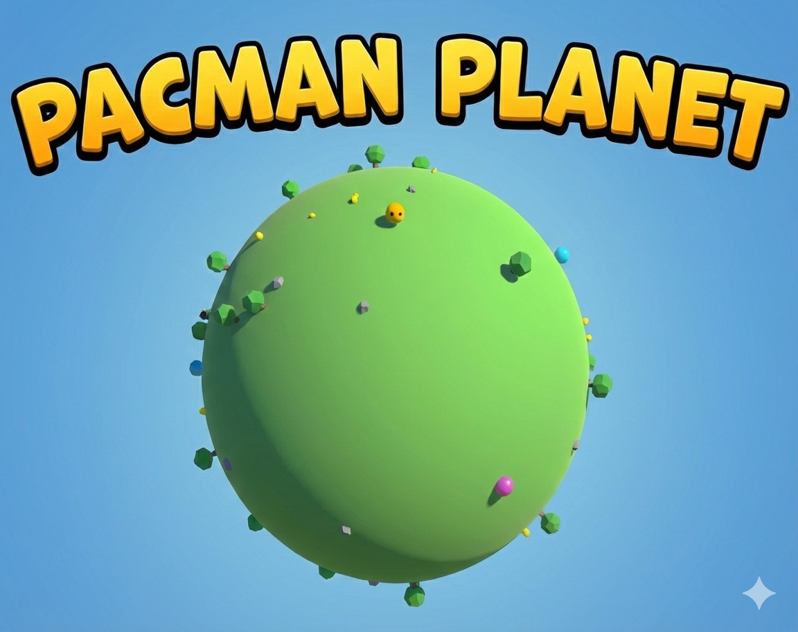 Pacman Planet by Moobafish