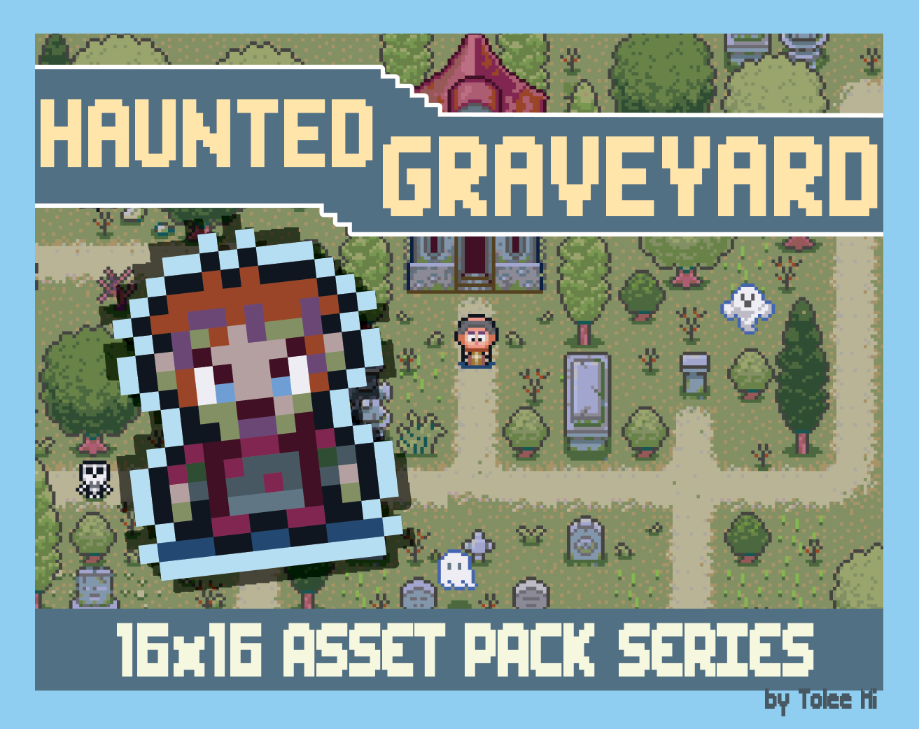 UPDATE 005: TREES - HAUNTED GRAVEYARD - 16x16 Asset Pack by Tolee Mi