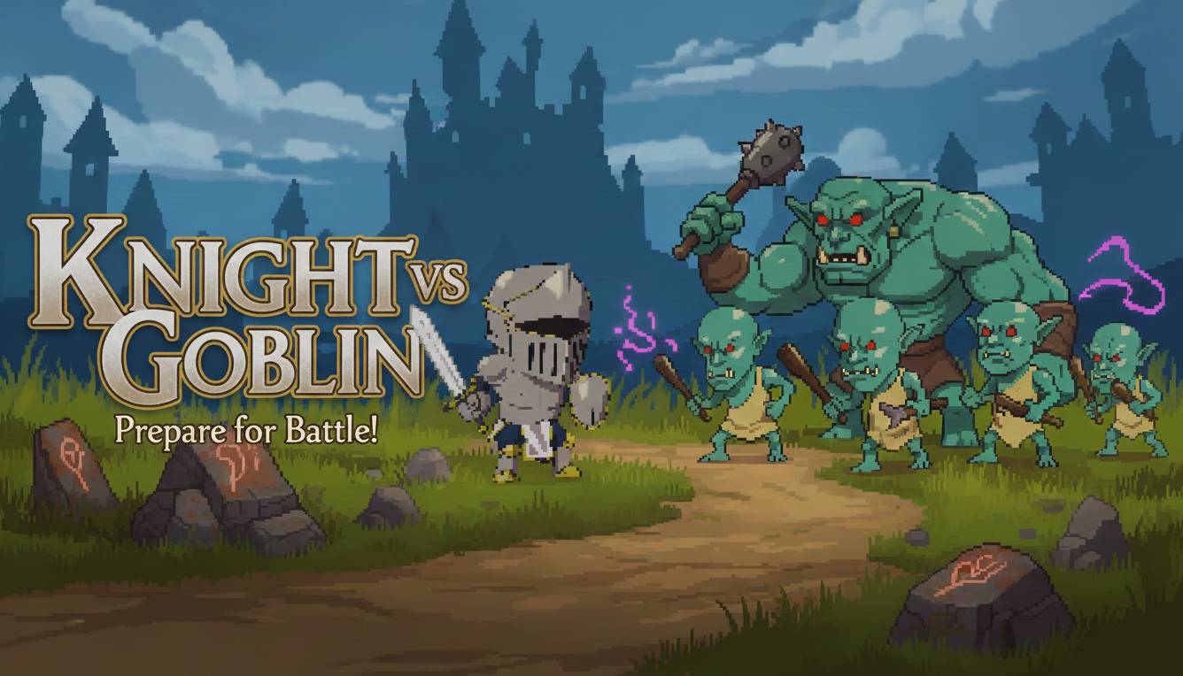 Knight vs Goblin by Quasi Studio