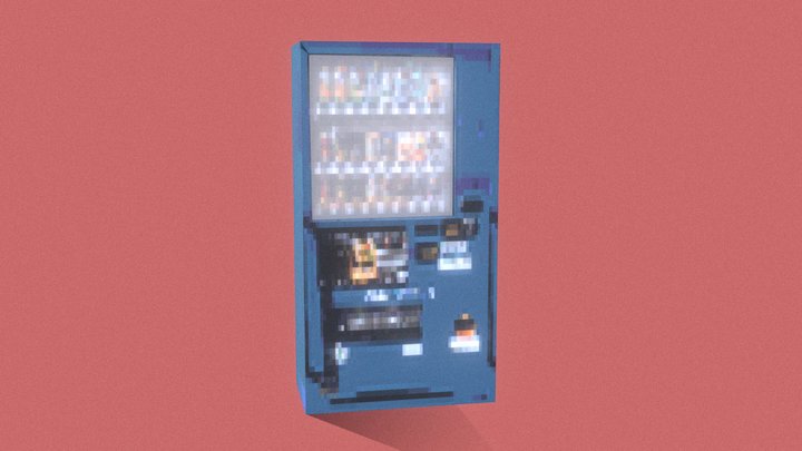 Blue Vending Machine - (PSX) by Kasuga𓅂