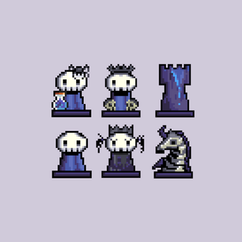 Undead chess set by Sfreknis