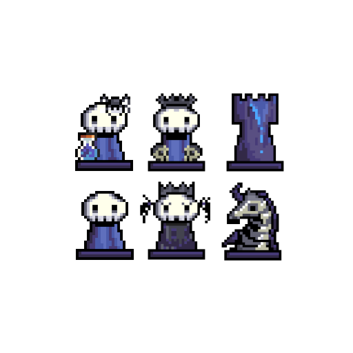 Undead chess set by Sfreknis