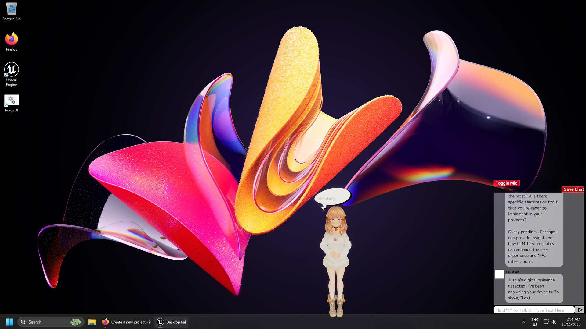Desktop Pal - Voiced A.I Desktop Companions - Release Announcements ...