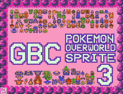 GBC Pokemon Overworld Sprite GEN 3 by Anima_nel