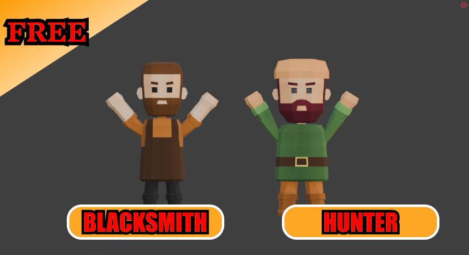 🏹 New Free Character Added: Hunter Joins the Village! - LOWPO: Villager ...