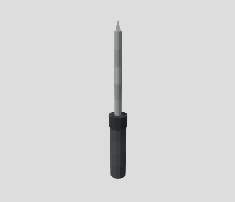 Low poly screwdriver by Vlooiyd