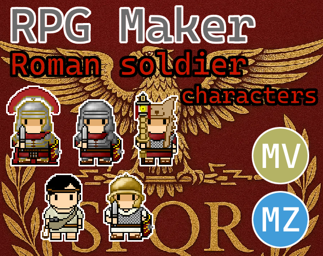 Add battle illustrations - RPG Maker MV/MZ Roman soldier characters by ...