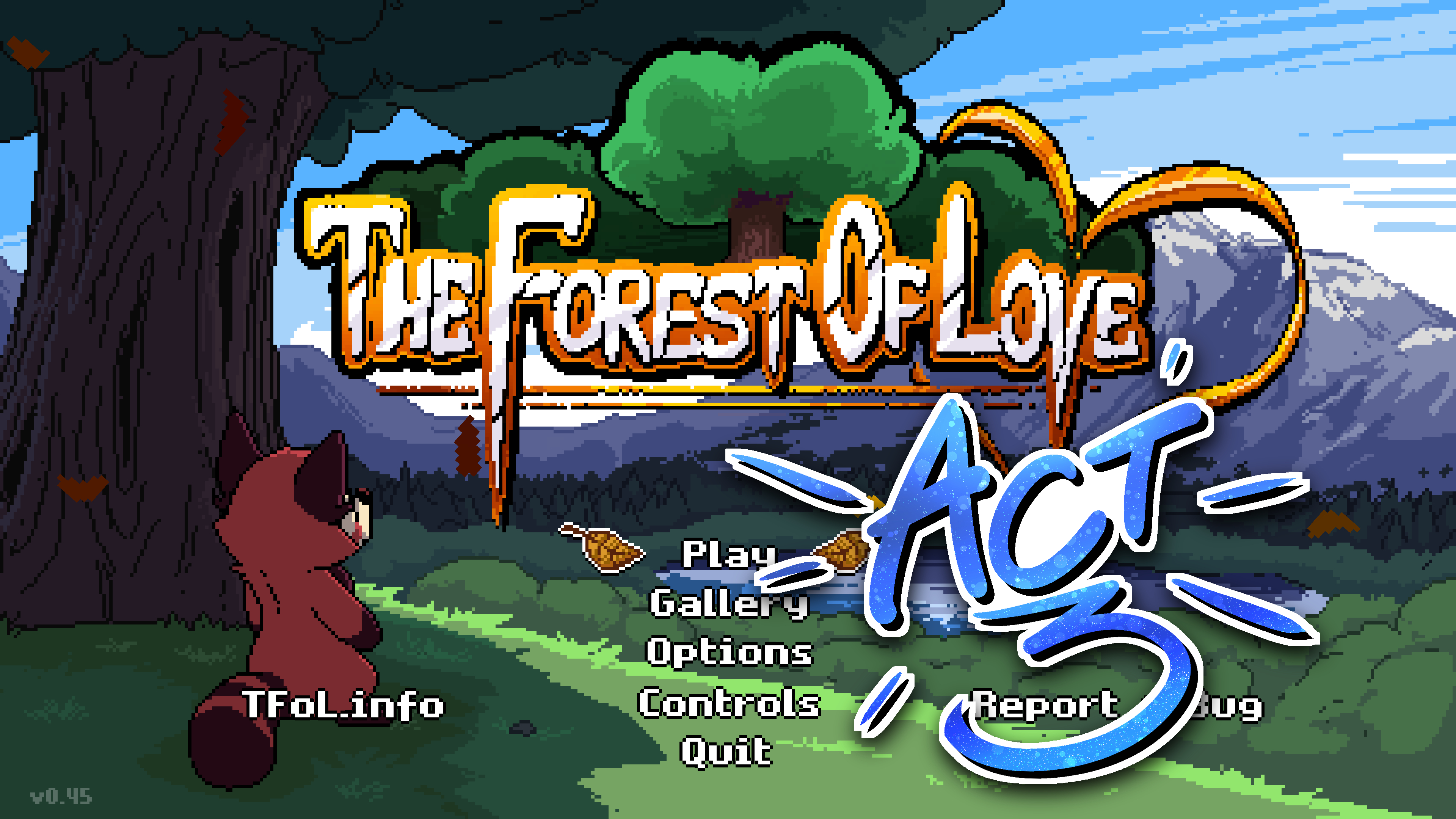PRE ACT 3 DEV LOG! - The Forest of Love by Carrot