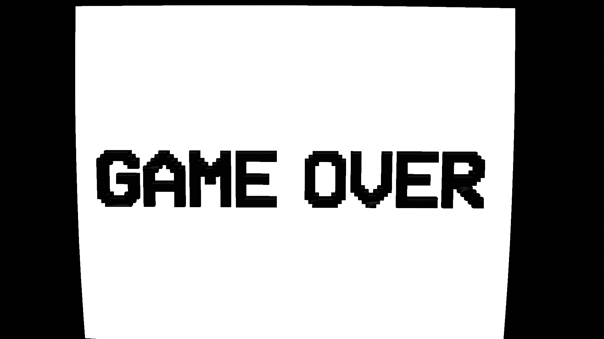 GAME OVER by Jugger for 3D Modelling Jam with Blender #6 - itch.io