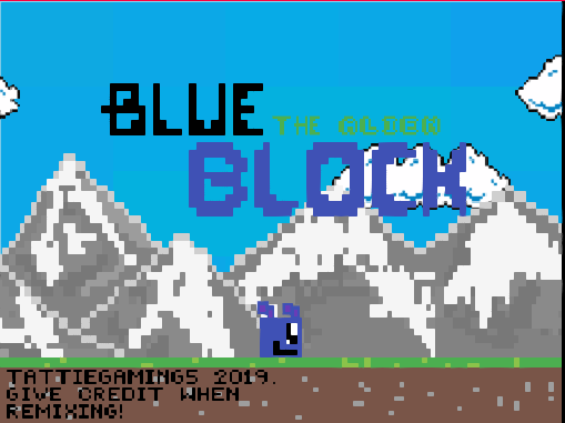 Blue Block the Alien by Tattie