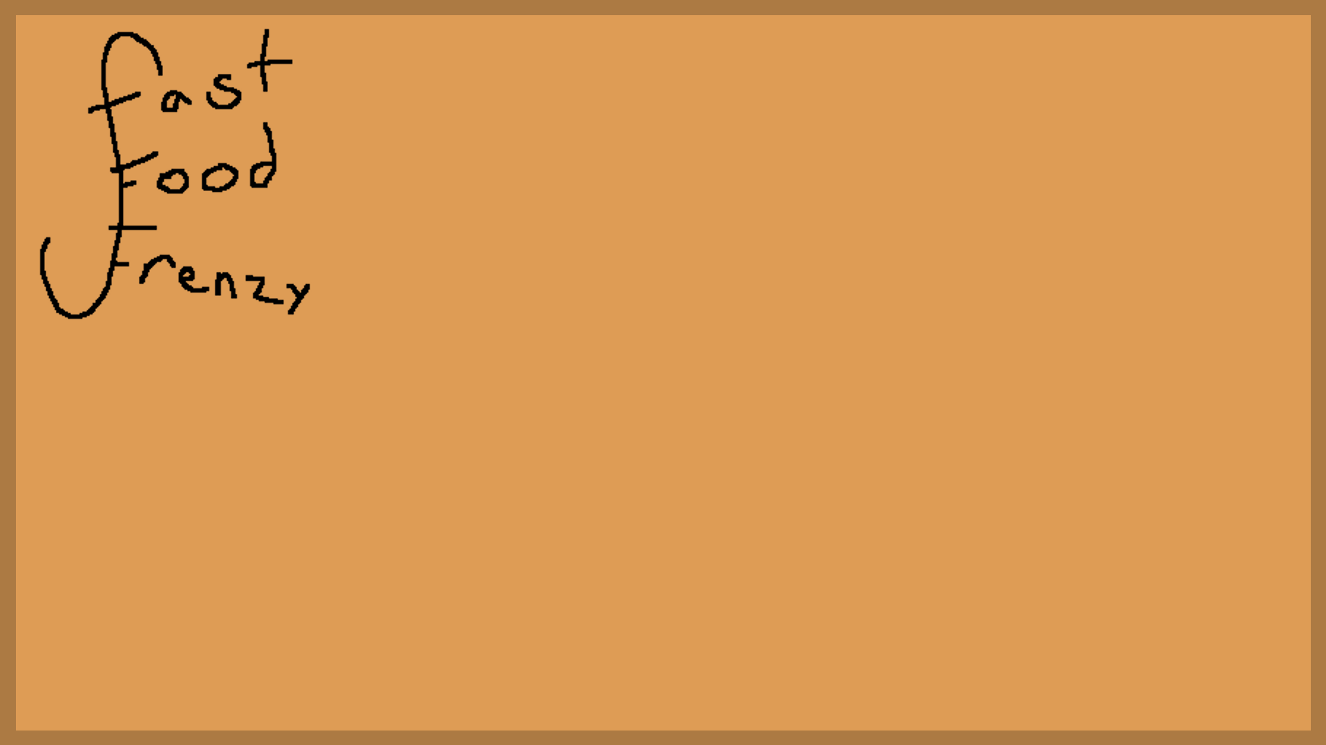 FAST FOOD FRENZY by RadicalMann