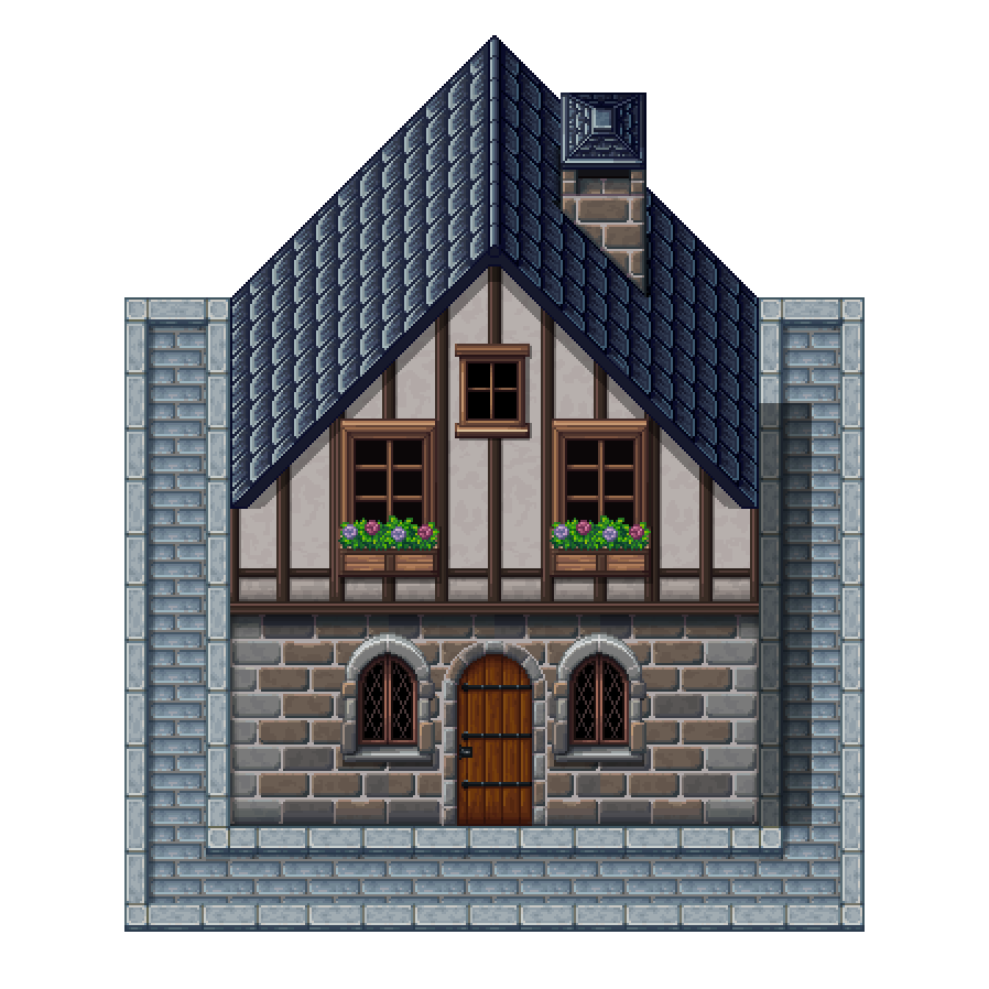 Medieval Exterior Tileset v 1.0 Launch! - Medieval Village Exterior ...