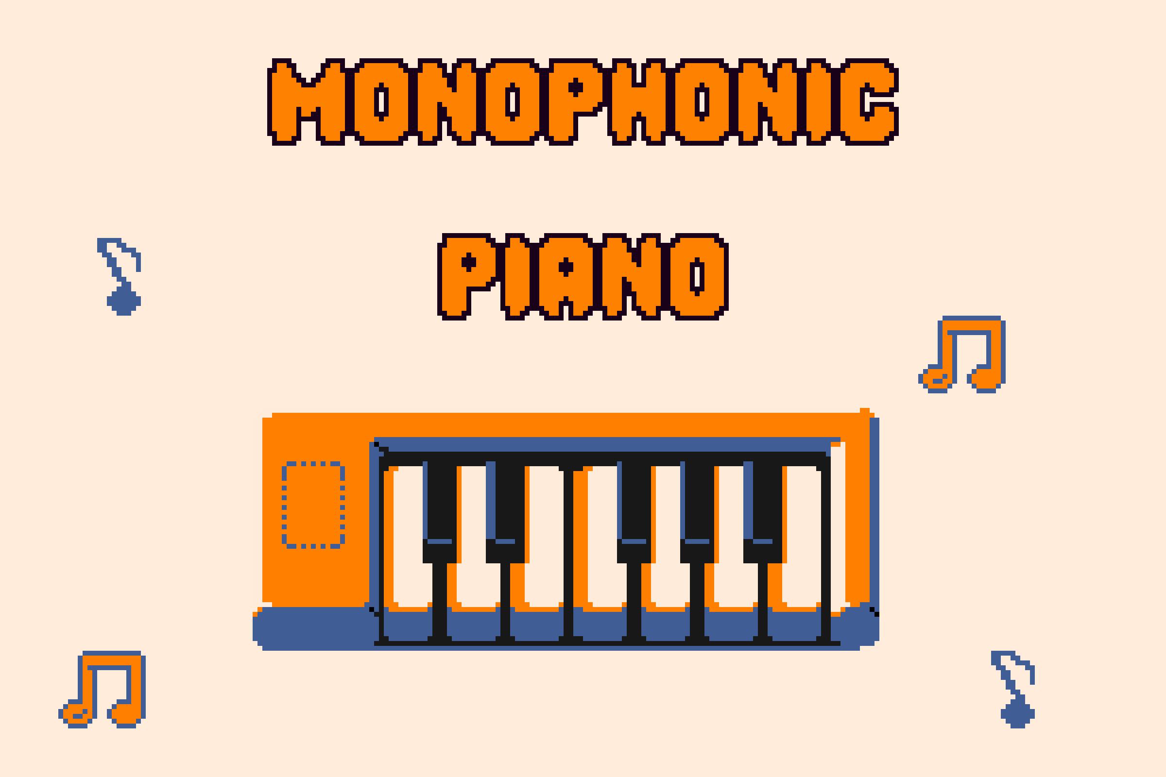 Monophonic Piano by Manuel Machado