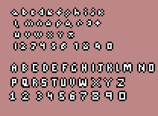 Low Resolution Pixel Font by Vin