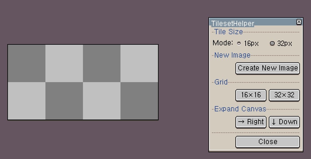 TilesetHelper for Aseprite by minivar