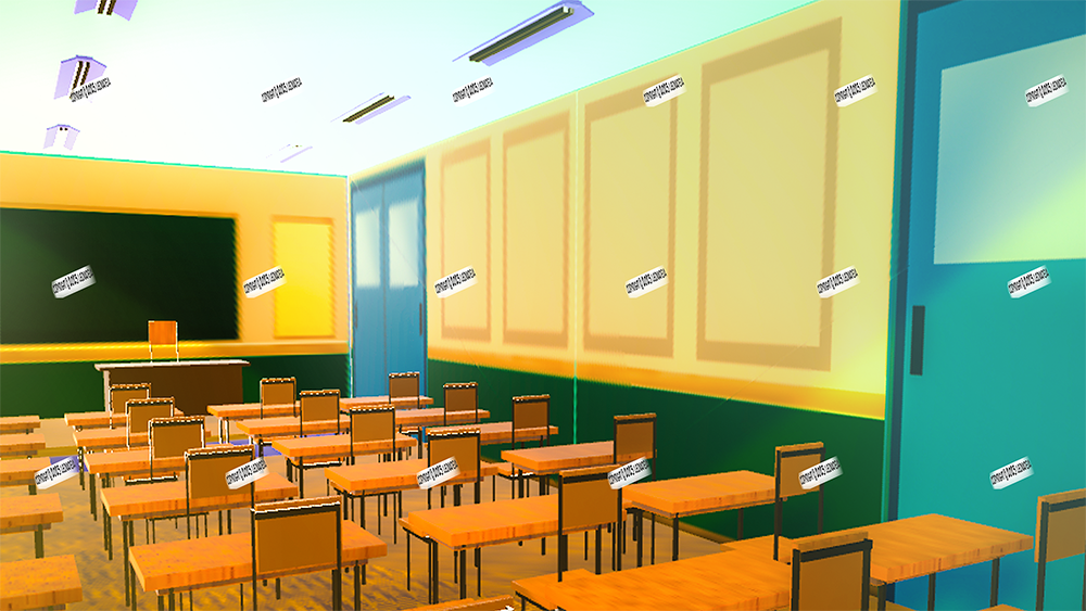 Anime Style Classroom for Visual Novel Background - itch.io